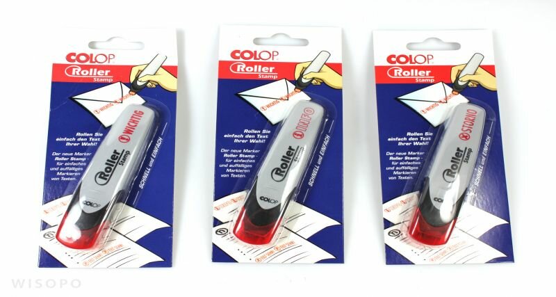 Rollerstempel Colop 6 Varianten